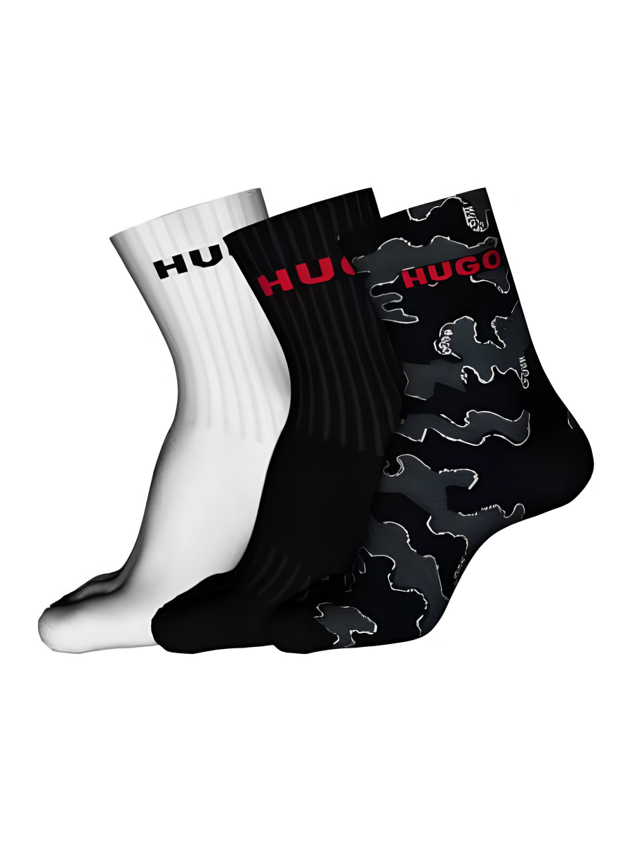HUGO Socks - 3P QS RIB CAMO – Men Wardrobe